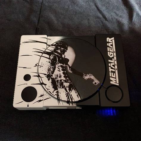 Ps1 Custom Metal Gear Solid By Atisutocustom Console De Jeux Video