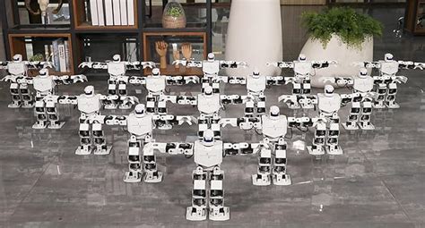 lewansoul h5s smart robot 16dof humanoid robot pc app control support walking