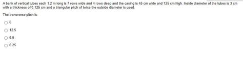 Solved In Counter Flow Compared To Parallel Flow Lmtd Is
