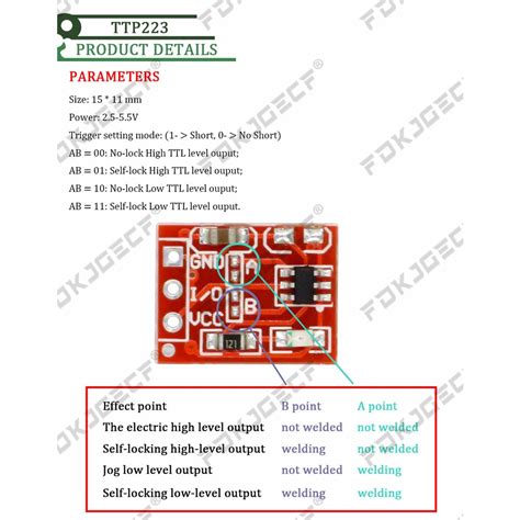 TTP TTP TTP TTP Jog Digital Touch Switch Sensor Digital Channel Touch Key