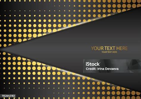 어두운 배경에 밝은 하프톤 도트 럭셔리 포스터 배경 템플릿입니다 0명에 대한 스톡 벡터 아트 및 기타 이미지 0명 3차원 형태 각도 Istock
