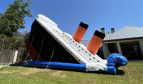 Usa Titanic Adventure Dual Lane Dry Slide Rentals Sky High Party Rentals
