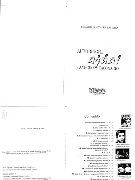 Eulalio La Autobiograjua Y El Anecdotaconario Pdf