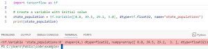 TensorFlow Variables