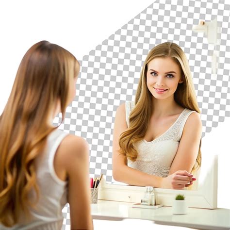 Woman Giving Herself Scalp Massage Premium Ai Generated Psd