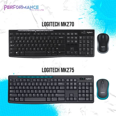 Logitech Mk270 Mk 270 Mk275 Mk 275 Wireless Keyboard And Mouse Combo F Performance Pc