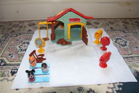 Vintage 1976 Weebles Mickey Mouse Clubhouse Toy Playset With Furnishings Antique Price Guide