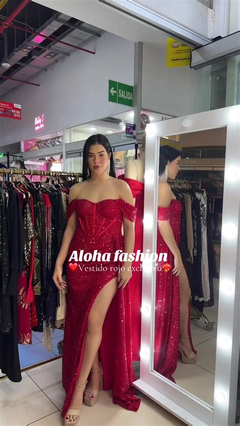 Buscas Un Vestido Rojo Pasión Este Modelo Te Encatará Bella ️ 🥰😍