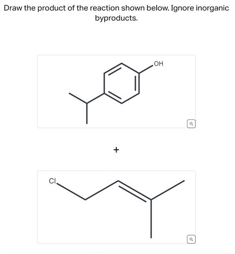[Solved]: Draw the product of the reaction shown below. Ign