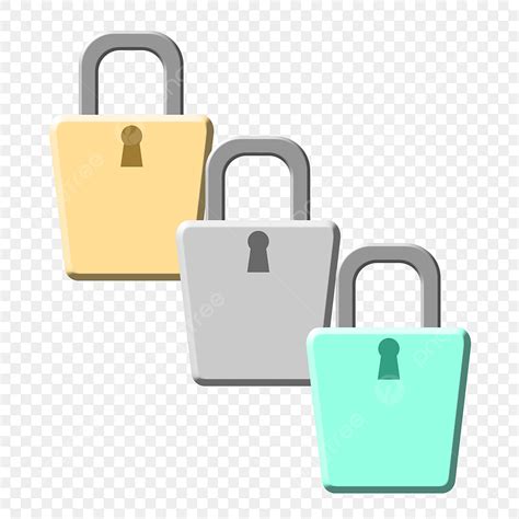 Ppt Illustration White Transparent Ppt Lock Cartoon Illustration Ppt Illustration Lock