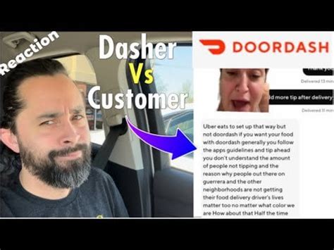 Doordash Driver Begs 4 A Tip Should Dashers Be Asking For More Tips