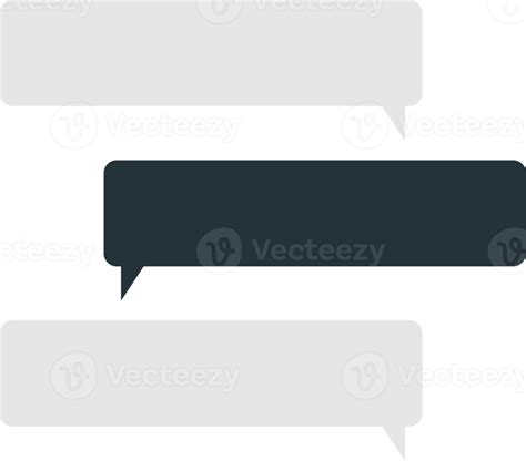 Message Boxes And Chats Illustration In Minimal Style 14966682 Png