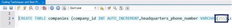 sql best practices — how to type code cleanly and perfectly organized