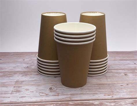 Kraft 12oz Compostable Cup Eco Party Ltd