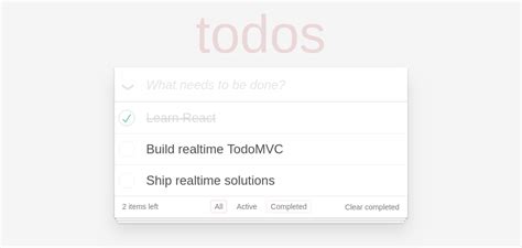 Building A Realtime Todomvc App With Reactivesearch And By