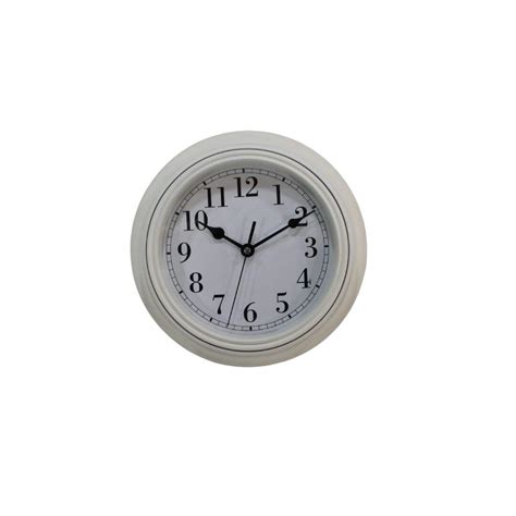 White Round Clock