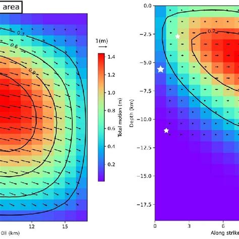 Figure S5 Inverted Slip Distribution Based On The Two Segment Fault Download Scientific