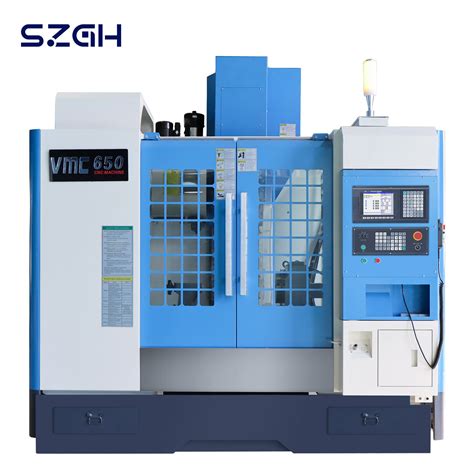 High Precision Axis Vmc CNC Milling Machine Single Spindle With Bt Taper Szgh Control System