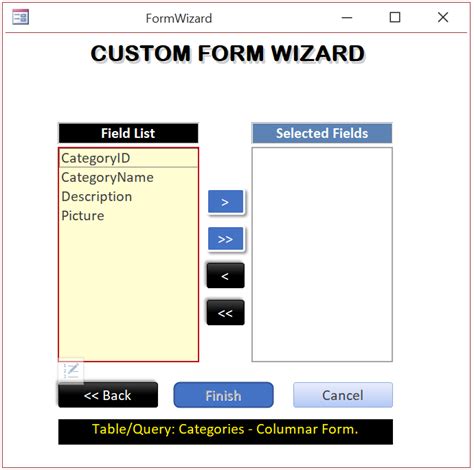 Streamlining Custom Made Form Wizard Vba 15 ~ Learn Ms Access Tips