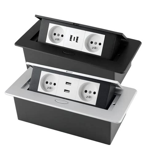 Hidden Desktop Pop Up Socket Diy Multifunctional Usb Type C Outlet For Joojoobees