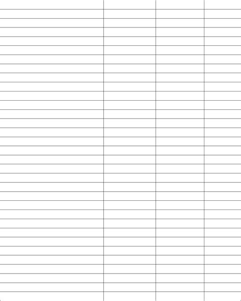 Blank 10 Column Worksheet Template Fresh 9 Best Of Printable Blank 14c