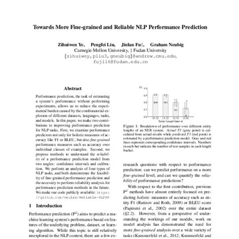 Towards More Fine Grained And Reliable Nlp Performance Prediction Acl Anthology