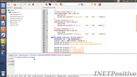 Kalkulator Sederhana Java Inet Positive