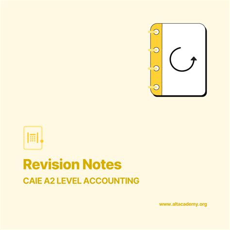 Accounting A2 Revision Notes Alt Academy