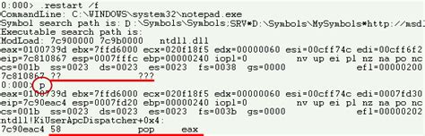 Debugging How To Break Into Windbg When Ntdlldll Is Mapped Into The