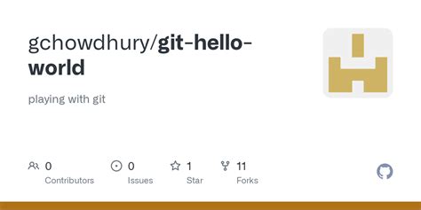 github gchowdhury git hello world playing with git