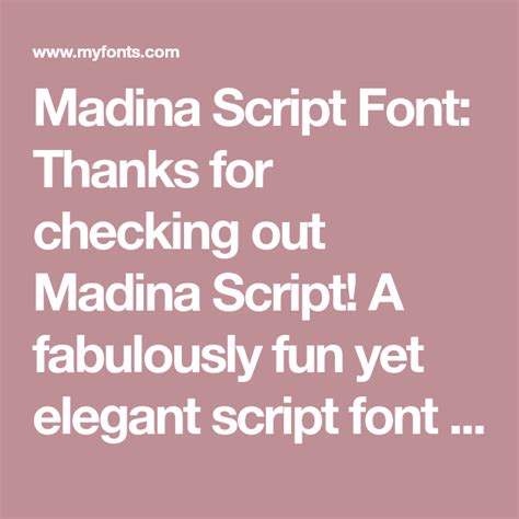 madina script font thanks for checking out madina script a fabulously