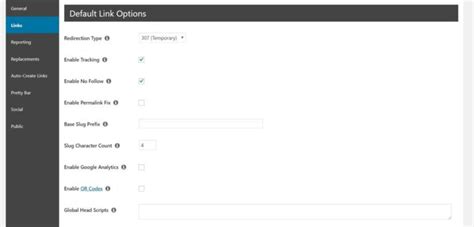 how to put your links on autopilot using default link options