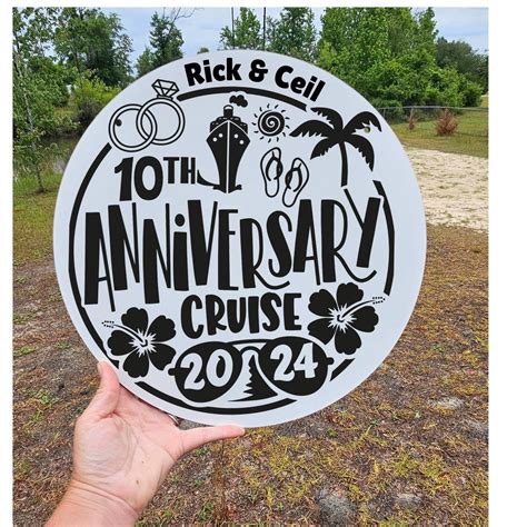 10th Anniversary Cruise Door Decorations Anniversary Cruise Cruise