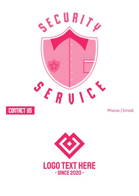 Security Uniform Badge Letterhead Brandcrowd Letterhead Maker
