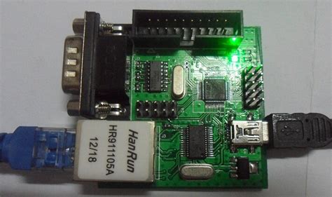 Free Shipping Stm32f103c8t6 Development Board Ethernet To Serial Stm32f103 Enc28j60