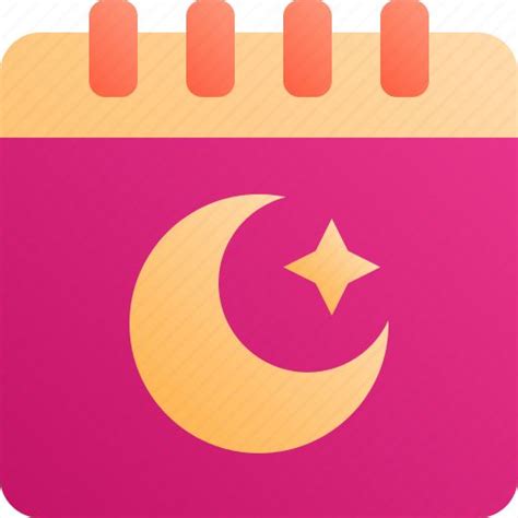Amadan Calendar Date Eid Al Fitr Month Schedule Icon Download On