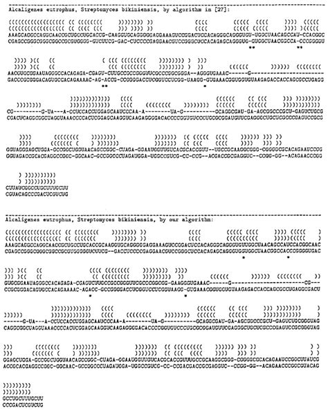 First Comparison Of Our Alignment And That Of A Previous Algorithm Download Scientific Diagram