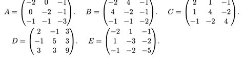 Solved Determine Whether The Following Matrices Are Positive Chegg