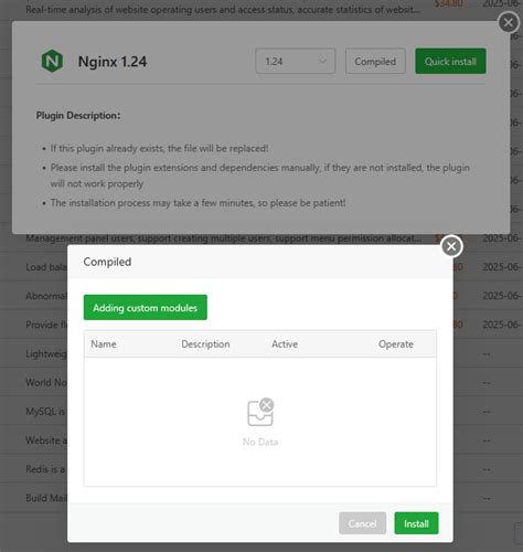 Guide Install Nginx With Pagespeed Module Aapanel Free Hosting Control Panel One Click