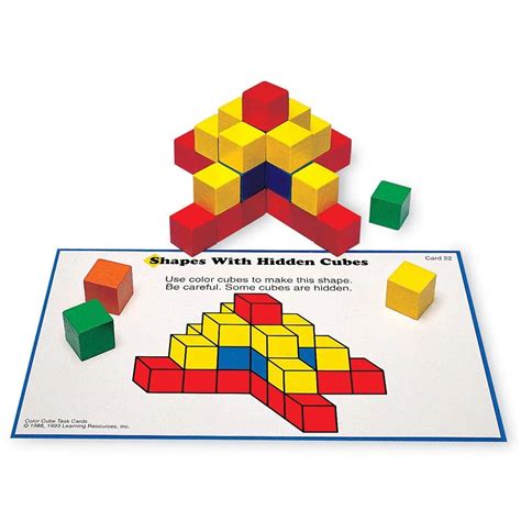 Learning Resources Creative Color Cubes Activity Set My School Bus