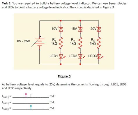 Solved Task You Are Required To Build A Battery Voltage Chegg