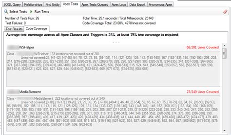 Unit Testing Is There A Good Way To Get A Code Coverage Report For Apex Code Stack Overflow