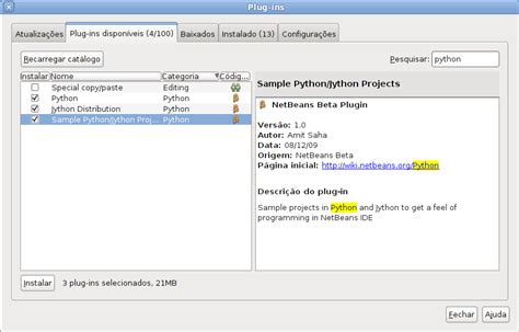 Gcap Lab Instalando O Python E Jython No Netbeans
