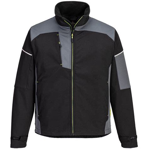 Portwest Pw3 Hi Vis Class 1 Softshell Jacket 3l — Spontex Workwear