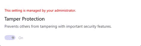 Turn On Windows 10 Tamper Protection For Microsoft Defender 4sysops