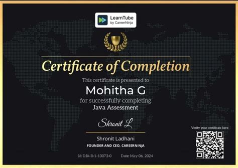 mohitha gaja on linkedin java programming continuouslearning achievement…