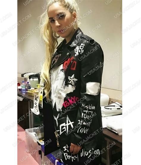 Lady Gaga Leather Jacket Black Leather Jacket Usa Jacket