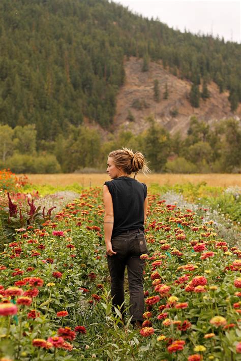Me In Our Cut Flower Garden 2019 British Columbia Canada R BotanicalPorn