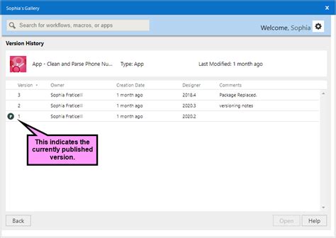 alteryx gallery series app publishing and version control 101 2020 1