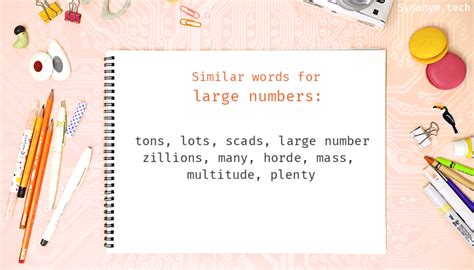 Large Numbers Synonyms That Belongs To Pronouns